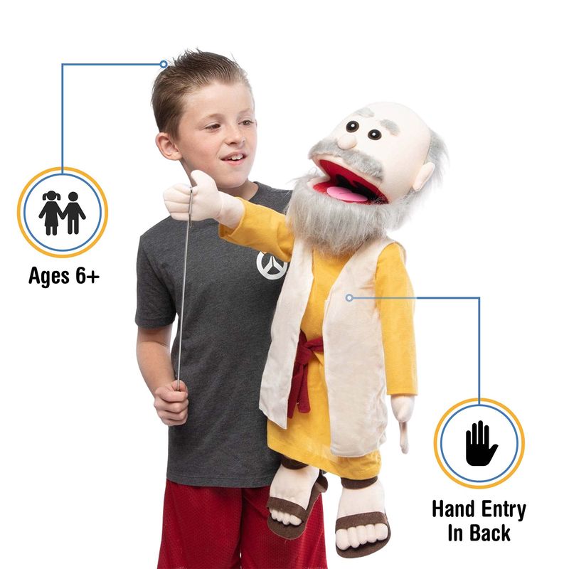 25" Moses, Full Body Bible Character, Christian Ministry Puppet ...