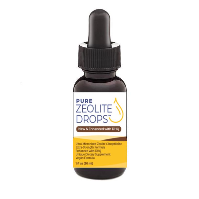 Zeolite enhanced with DHQ Pure Zeolite Drops™ Liquid / Alkaline ...