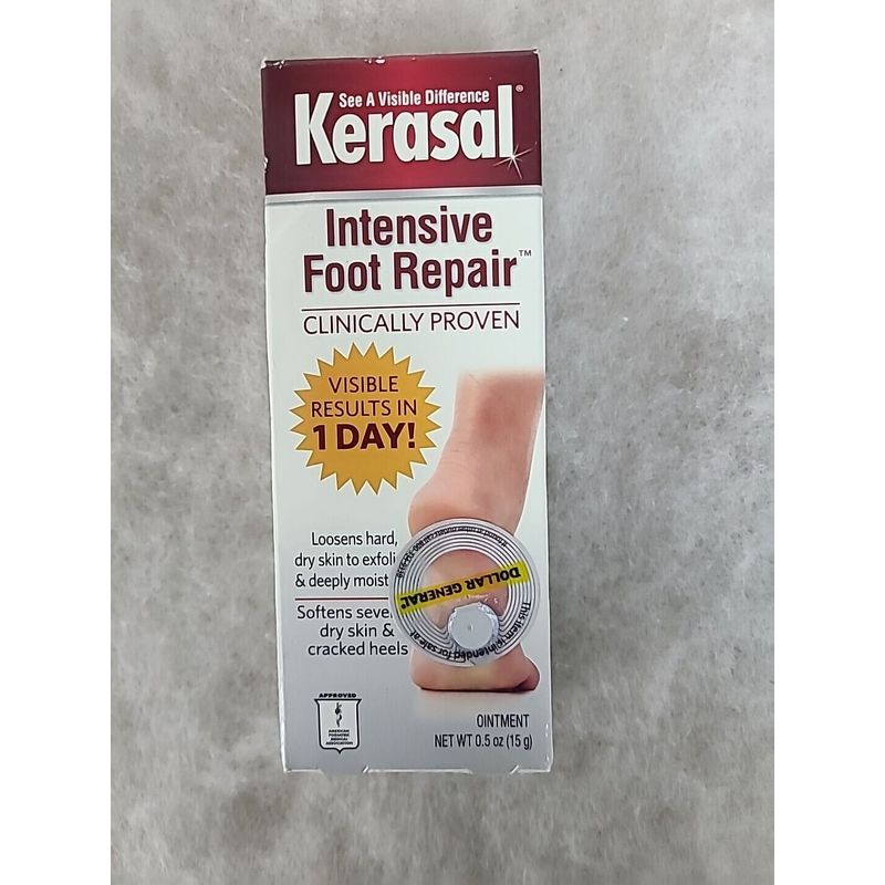 Kerasal Intensive Foot Repair Skin Healing Ointment for Cracked Heels ...