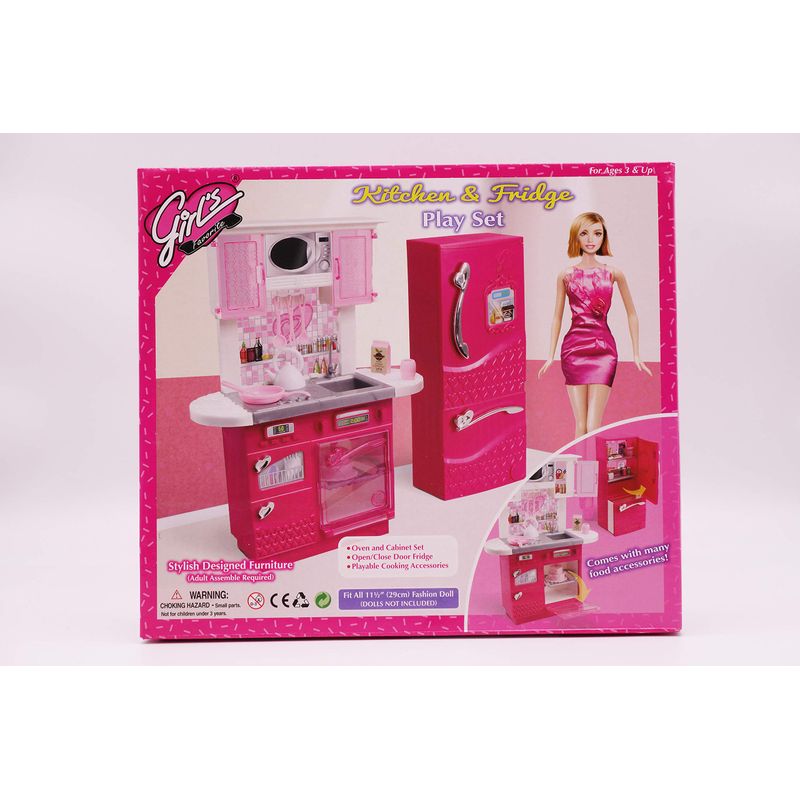 Girl's Favorite/Gloria Kitchen & Fridge Play Set Doll Furniture (No. 3016) - Online Marketplace ...