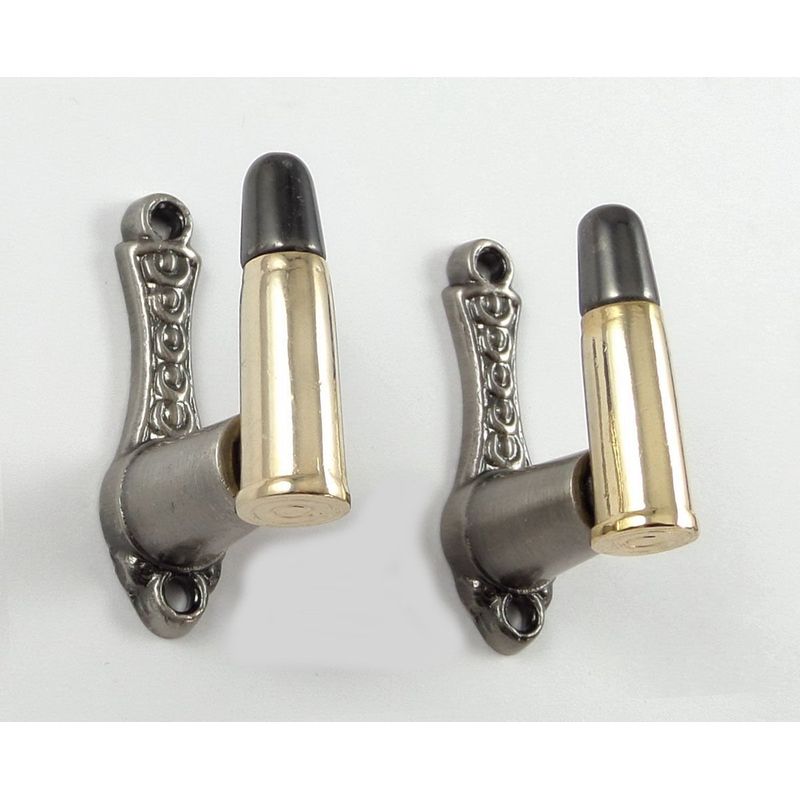 Bullet Design Sword Pistol Knife Gun Wall Hanger Hook Display Bracket ...