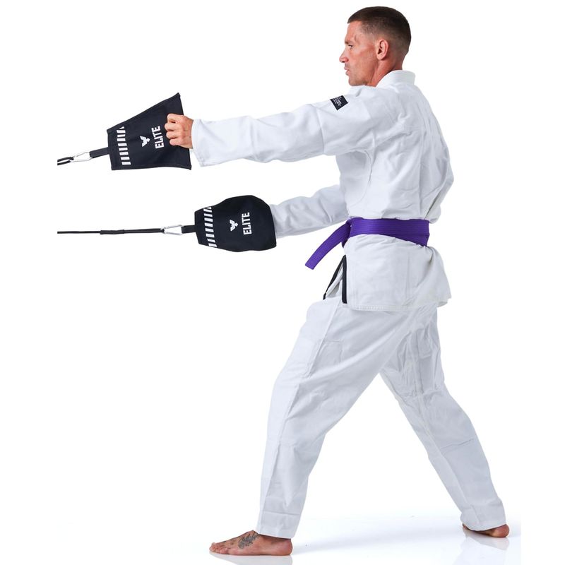Elite Sports Jiu Jitsu Grip Trainer Simulate Gi - Resistance Band Grip ...