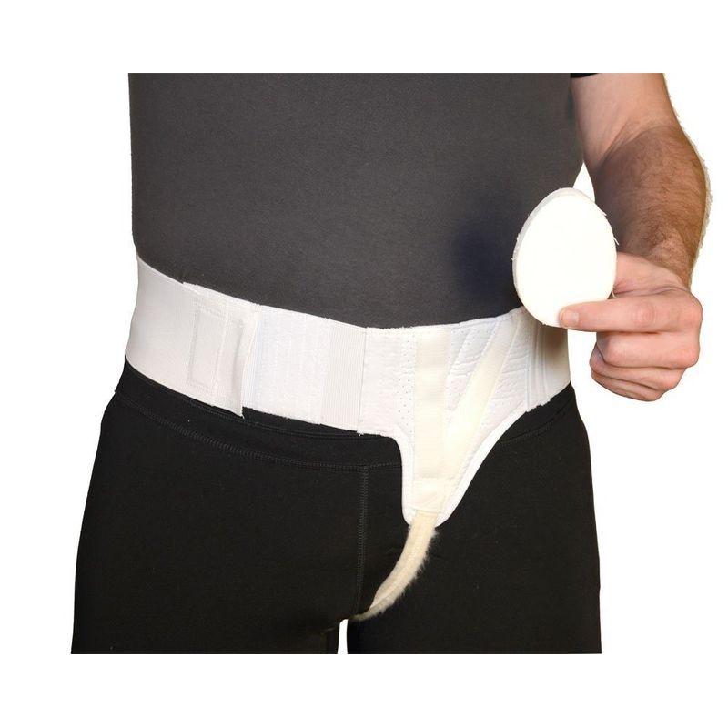 MTS Left Side Hernia Support Truss Belt with Compression Pad for Men ...