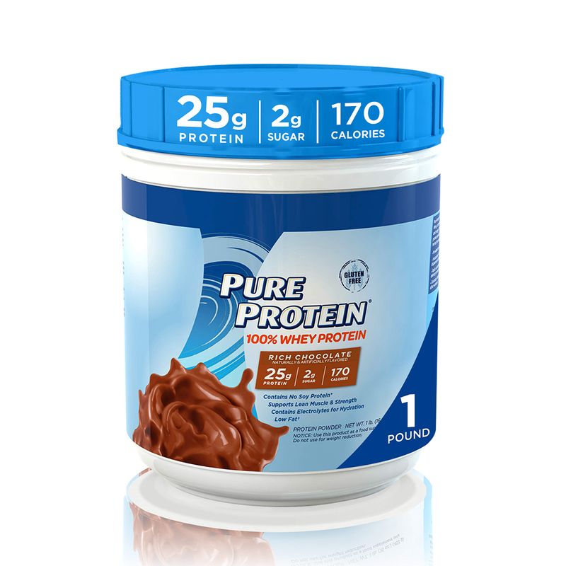 Pure Protein Powder, Whey, High Protein, Low Sugar, Gluten Free, Rich ...