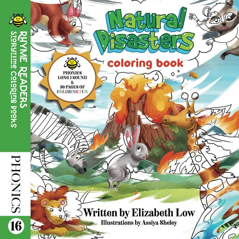 Natural Disasters Coloring Book (Rhyme Readers: Storytime Coloring ...