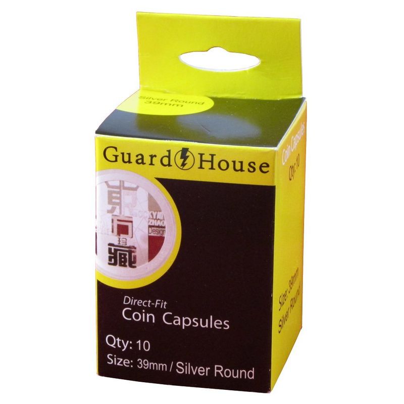 Guardhouse 39mm Direct Fit Coin Capsule for One Ounce Silver and Copper ...