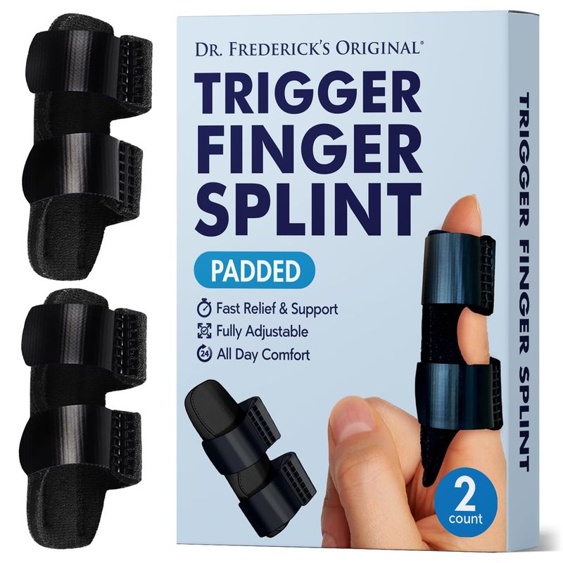 Dr. Frederick's Original Trigger Finger Splint - 2ct - Mallet Finger ...