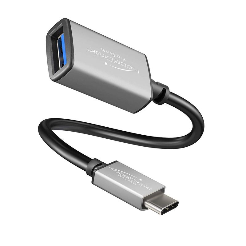 KabelDirekt – OTG adapter – 0.15m – (USB A 3.0 female connector on USB ...