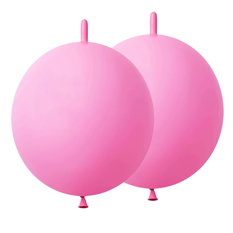 LFCXHTY Pink Link Balloons 12 Inch 120 Pcs Latex Quick Linking Balloon ...