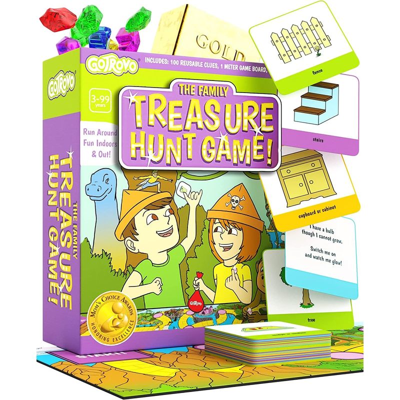 GOTROVO The Family Treasure Hunt Game! Active Search and Find Treasure ...