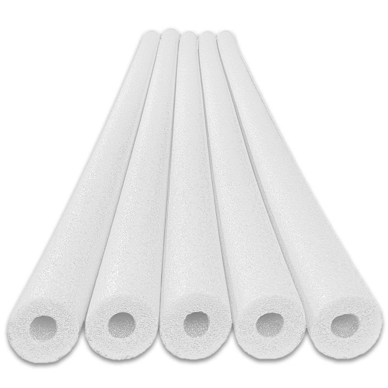 Oodles of Noodles Deluxe Foam Pool Swim Noodles - 5 Pack White - Online ...