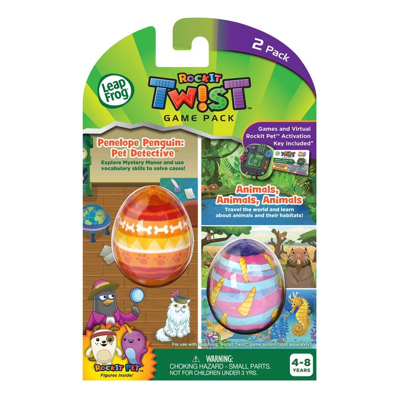 LeapFrog RockIt Twist Dual Game Pack: Penelope Penguin: Pet Detective ...