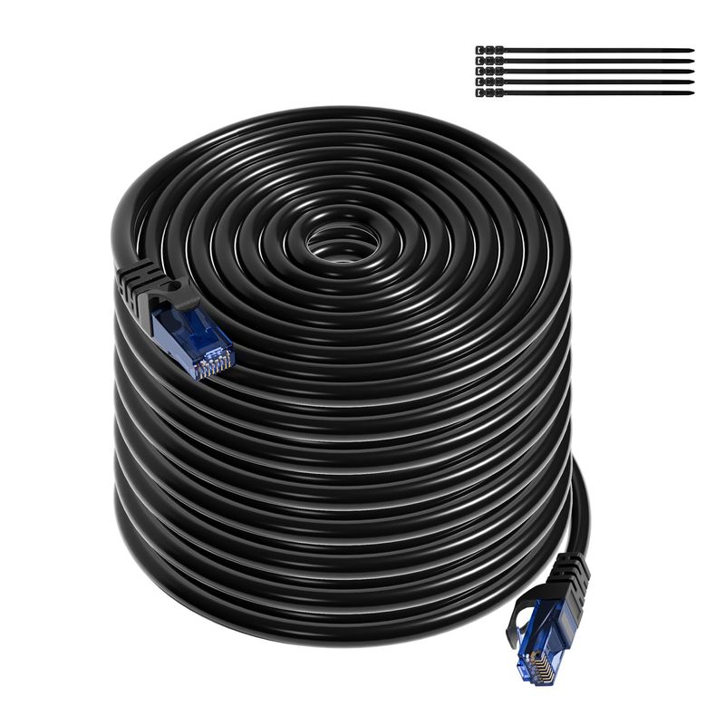 CAT6 Outdoor LAN Cable 15M High Speed Gigabit Ethernet Cable 1Gbps ...