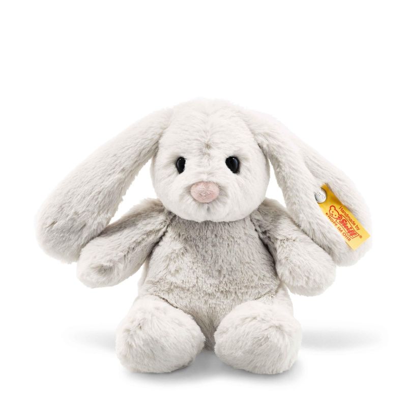 Steiff Hoppie Rabbit, 18 cm Plush Bunny with Floppy Ears, Cuddly Toy ...