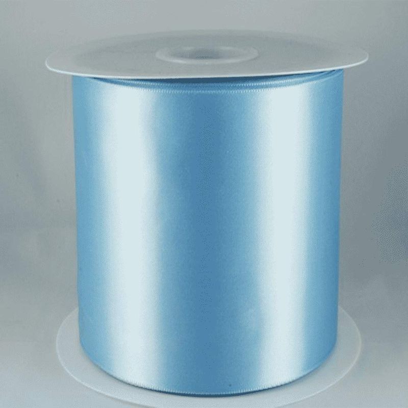 10m x Baby Blue Satin Extra Wide Ribbon - Grand Openings - Ribbon ...