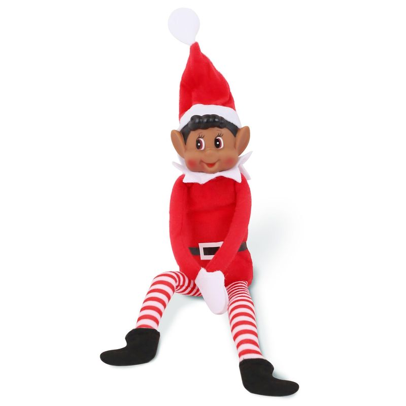 Christmas Elf Behaving Badly Plush Toy | Novelty Long Bendy Naughty Boy ...