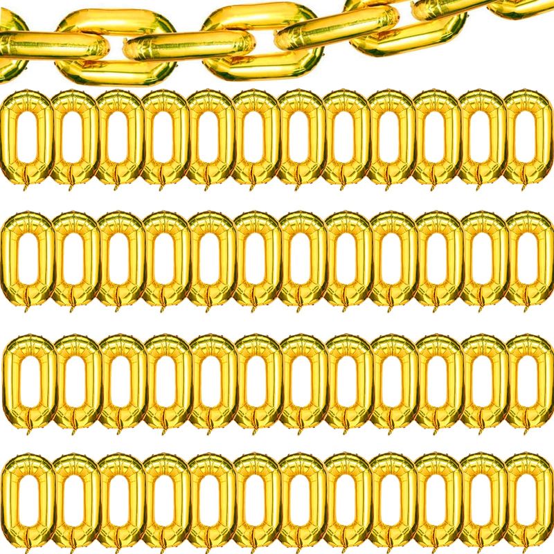 Virtue morals 48 Pcs 16 inch Foil Chain Balloons, Jumbo Chain Balloons ...