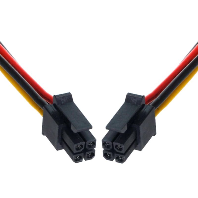 NFHK ATX Molex Micro Fit Connector 4Pin Male to 4Pin Male Power 20AWG ...