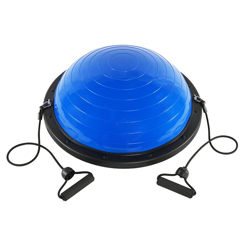 Half Ball Exercise Balance Trainer With Resistance bands & Pump | Yoga ...