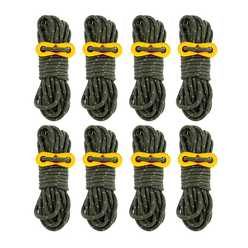 Smithok 8 Pack 4mm Guy Lines Ultralight Tent Cords with Aluminum ...