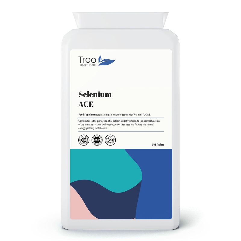 Troo Health Care Selenium ACE 365 Tablets - Daily Supplement with ...