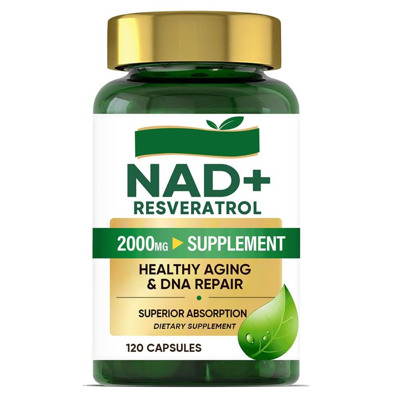 NAD Supplements, NAD+ Resveratrol Supplements 2000mg Anti-Aging with ...