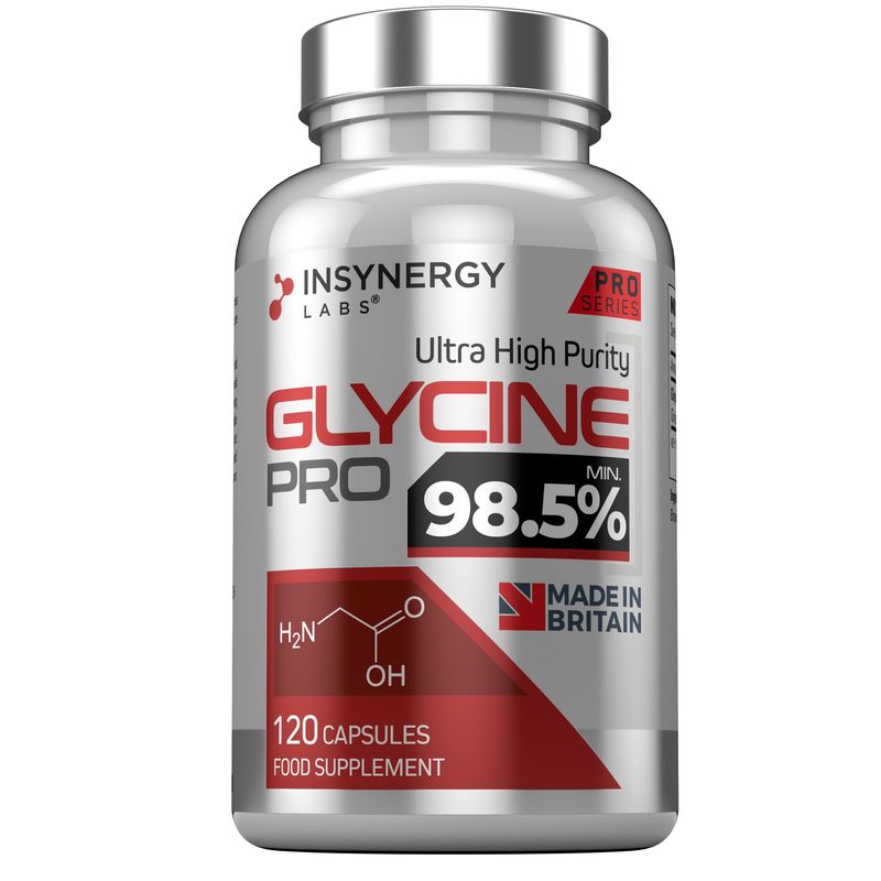 Glycine 650mg Per Capsule (Maximum Dose in UK) Superior 98.5% Purity x ...