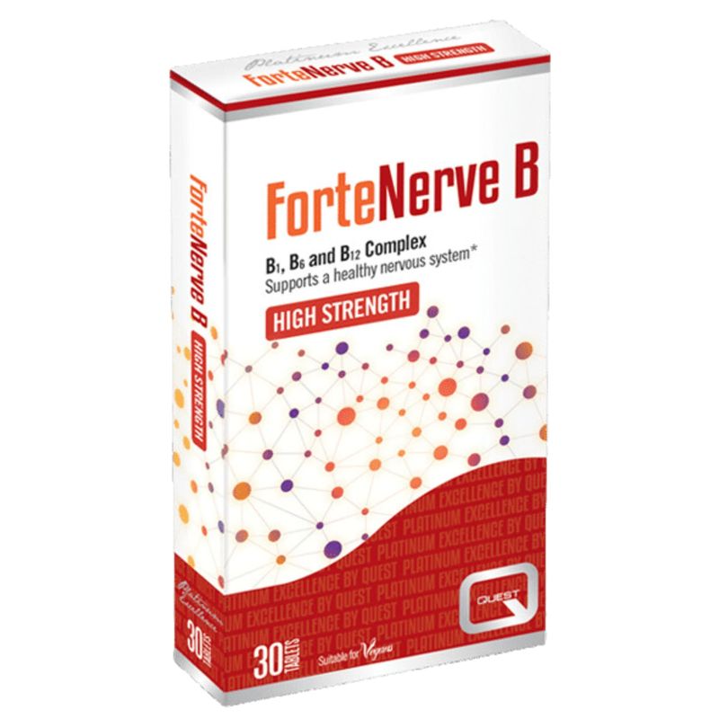 Quest - ForteNerve B High Strength Vitamin B Complex Supplement ...