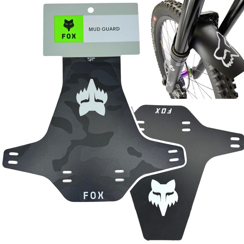 f26 Fox Mud Guard Bicycle Racing MTB DH FR Ebike Fork Splash Guard ...
