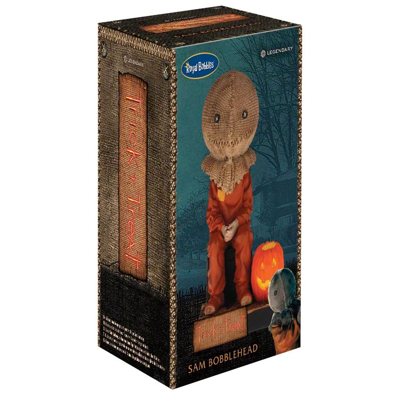 Royal Bobbles Trick 'R Treat Sam Sitting Collectible Bobblehead Statue ...
