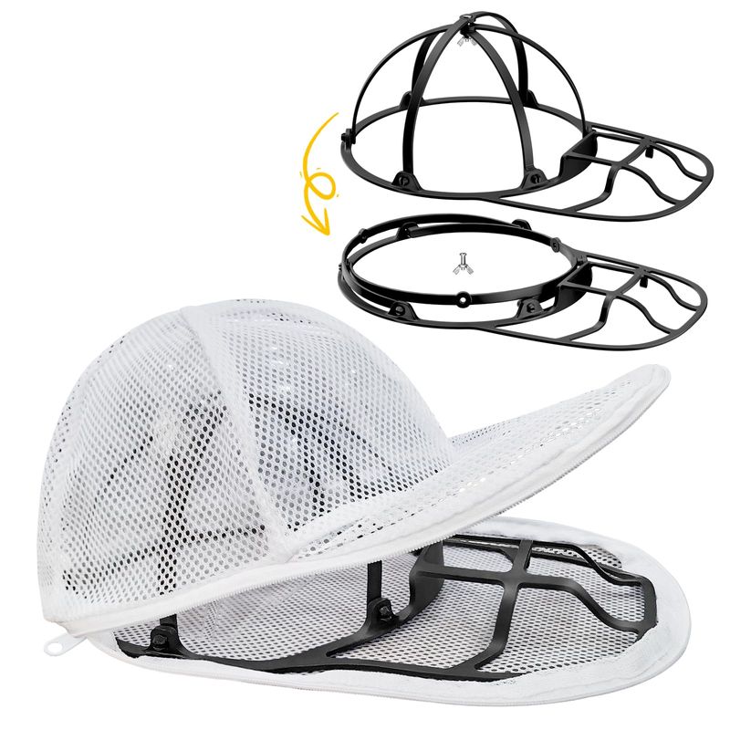 iyes.top Baseball Cap Washing Cage, Collapsible Ball Hat Cleaner Cage ...