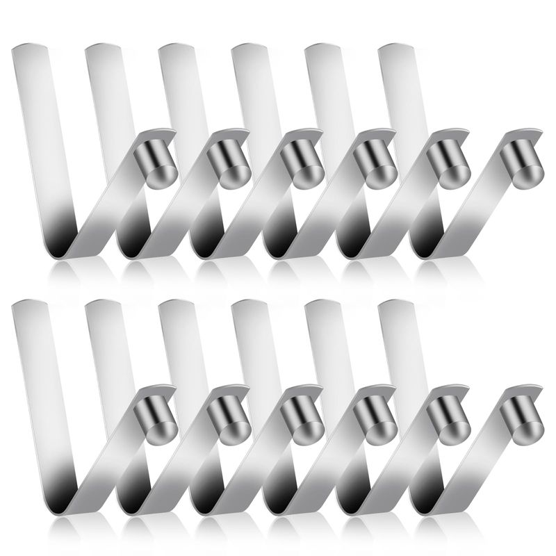 Sliverdew 12 PCS Tent Pole Clips Push Button Spring Clip Tent Pole ...
