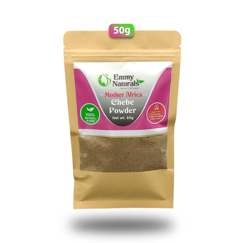 Emmy Naturals 100% African Chebe Powder for Hair Growth (50g) - Natural ...