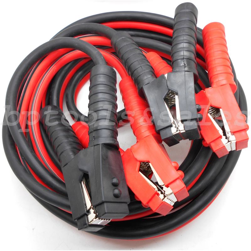 HEAVY DUTY INDUSTRIAL JUMPER BOOSTER CABLES 900 AMP 1 GAUGE 25 FEET ...