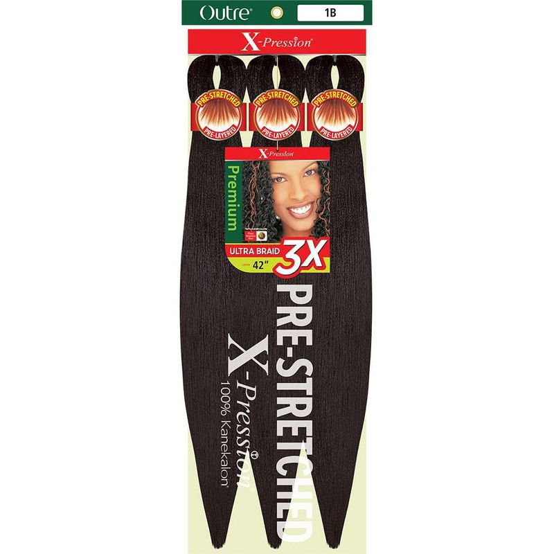 Outre X-PRESSION Ultra Braid Pre-streteched Braid 42" 3X (1 Pack ...
