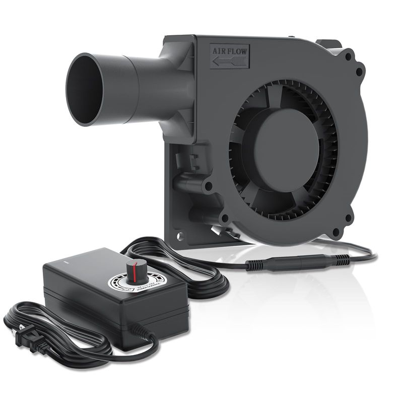 Ac Blower Fan Zirsso 120mm x 32mm 12V Blower Fan with 110v - 240v AC ...