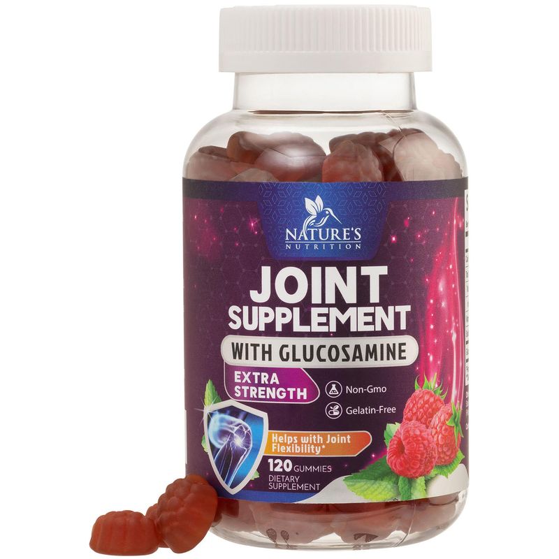 Nature's Joint Support Gummies Glucosamine Plus Vitamin E - Joint ...