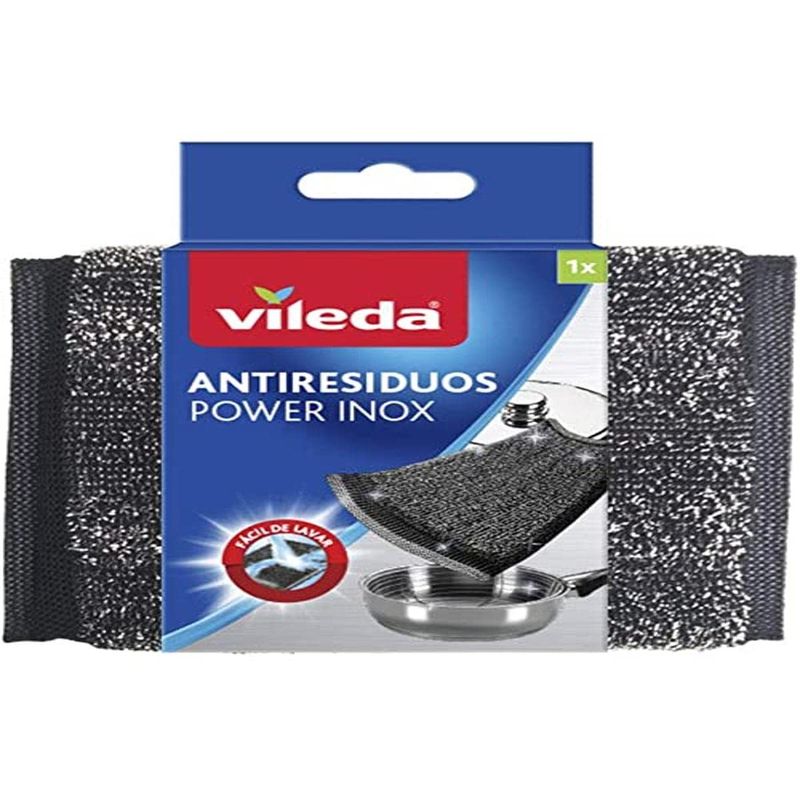 Vileda Fibra Lavatrastres Antiresiduos Power INOX Limpieza - Online ...
