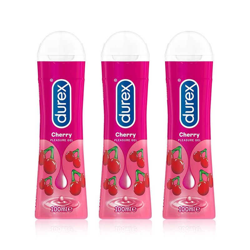 Durex - Cheeky Cherry Lube - 100ml x 3 - EveryMarket