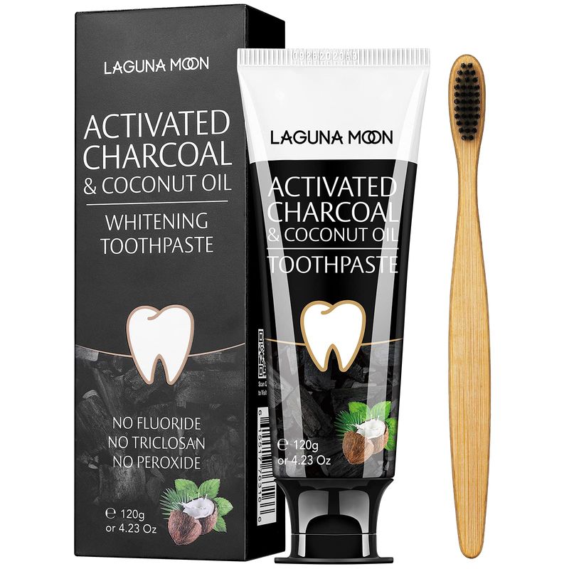 Whitening Charcoal Toothpaste for Sensitive Teeth, Enamel Repair and ...