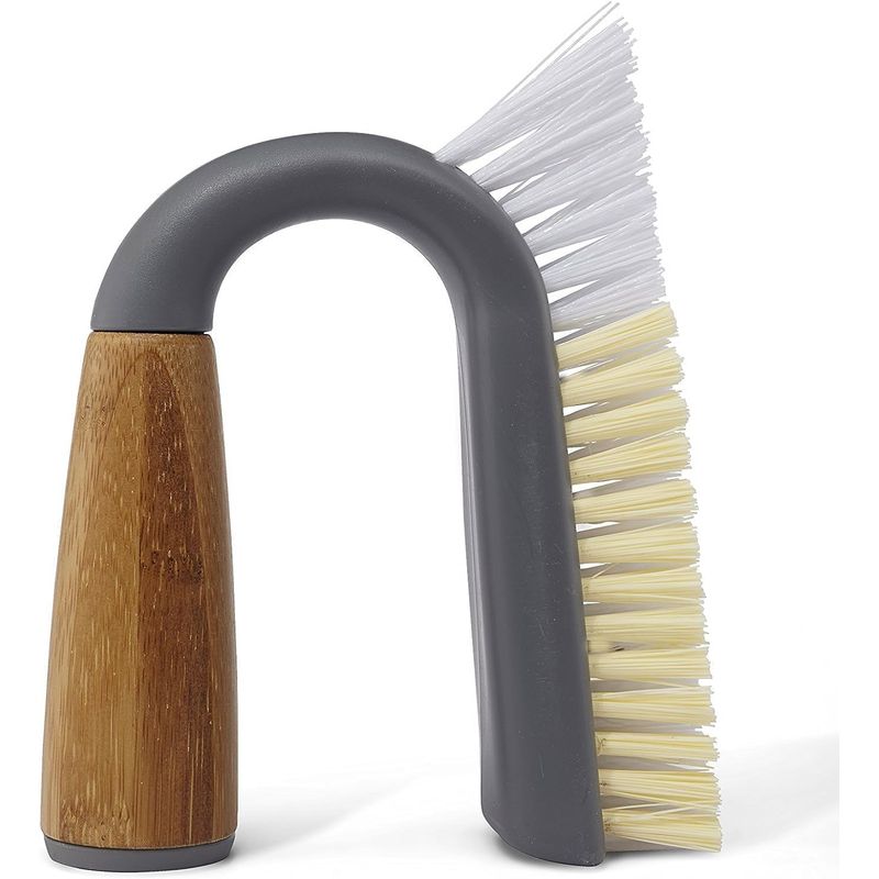 Full Circle Grunge Buster Grout & Tile Scrub Brush, Grey - Online ...