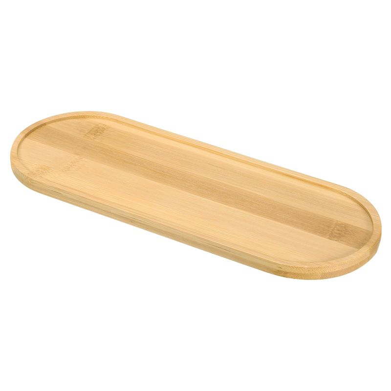 PATIKIL Bamboo Wood Saucer, 11x4 Inch Rectangular Wooden Plant Drainage ...