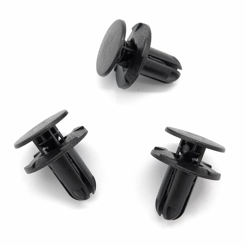 VVO Fasteners- Black Plastic Centre Console Trim Fastener Clips for ...