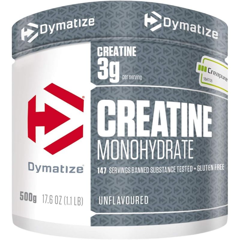Dymatize Creatine Monohydrate Unflavoured Powder 500g - 100% Creapure ...