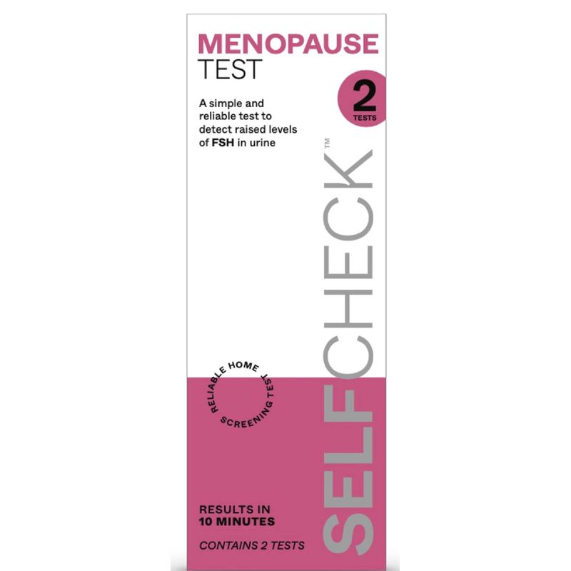 SELFCheck Menopause Test – 2 Home Tests Included, Freephone Customer ...