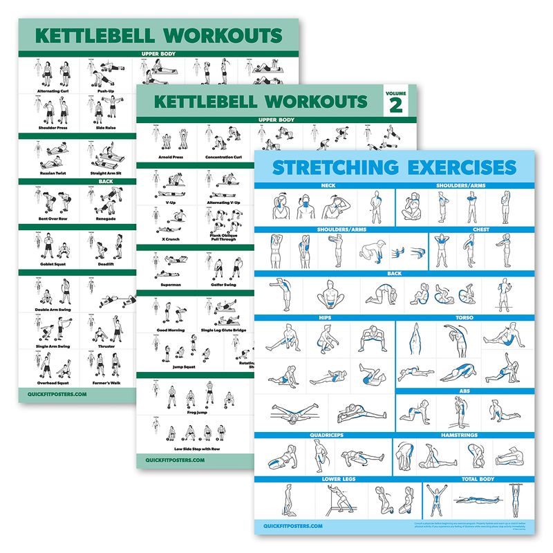 Palace Learning 3 Pack Kettlebell Workouts Volume 1 & 2 + Stretching ...