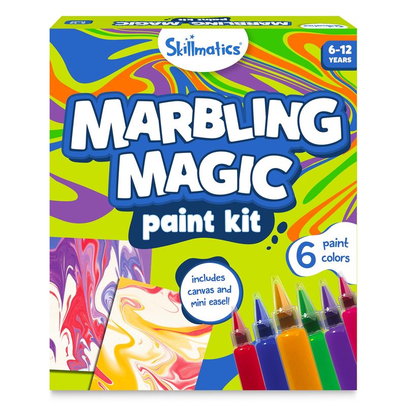 Skillmatics Marbling Magic Paint Kit for Kids, Art & Craft Activity for ...