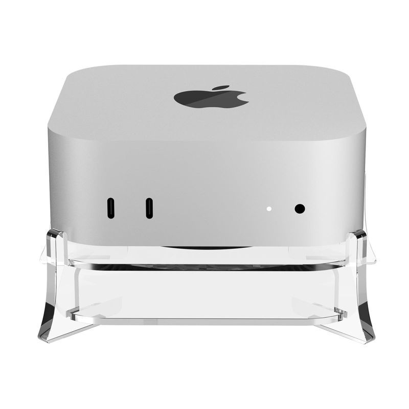 CaSZLUTION Mac Mini M4 Stand Acrylic Desktop Mount Holder for Mac Mini ...