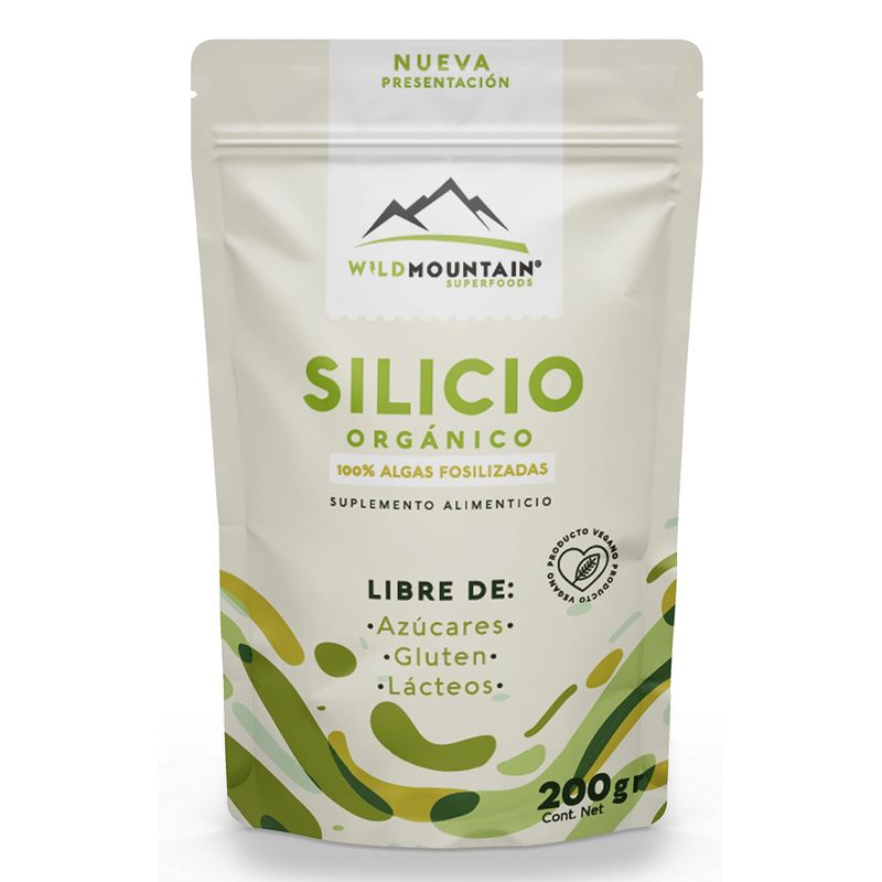 Silicio Orgánico Wildmountain 200g | Suplemento Alimenticio en Polvo ...