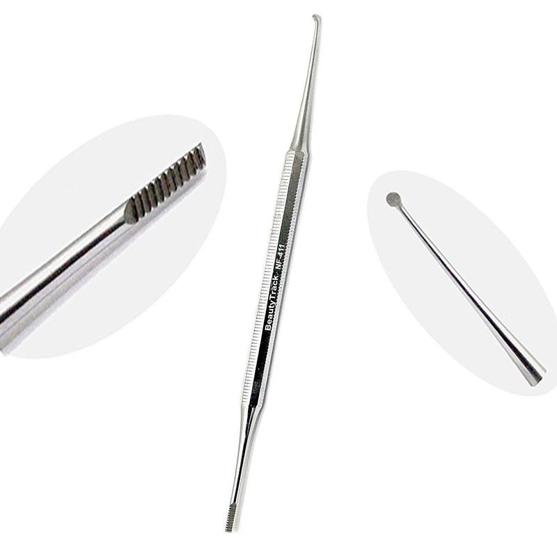 Ingrown Toe Nail File - Podiatry Tools Pack of 4 - German Forged ...